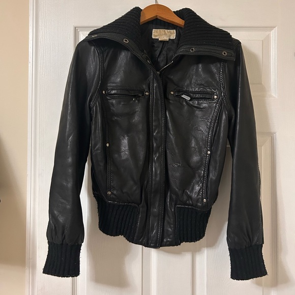 Marc Jacobs | Jackets & Coats | Marc Jacobs Bomber Leather Jacket ...
